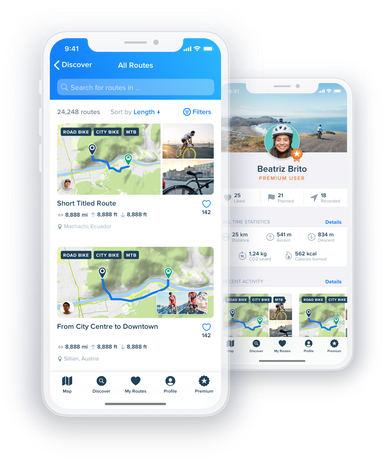Cycling GPS navigation - Bikemap Apps for iOS, Android, Apple Watch, Wear OS Smartwatches, CASIO ...