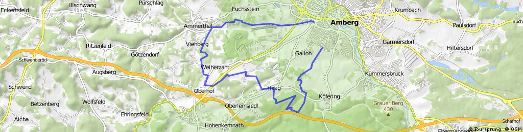 Klassiker in Amberg - Radroute - 🚲 Bikemap