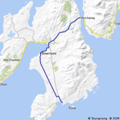 Cycling routes in Isle of Islay - 🚲 Bikemap