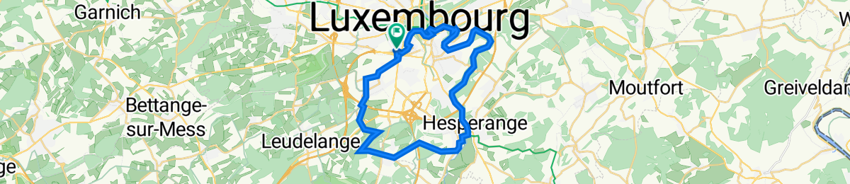 Luxembourg City South Loop - Cycling Route - 🚲 Bikemap