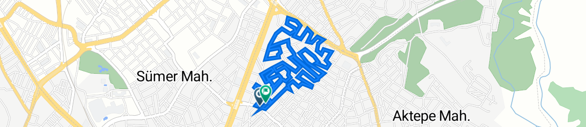 2049/1. Sk. 1, Pamukkale to 2049/1. Sk. 1… - Cycling Route - 🚲 Bikemap