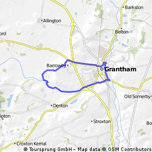 Cycling routes and bike maps in and around Grantham | Bikemap - Your ...