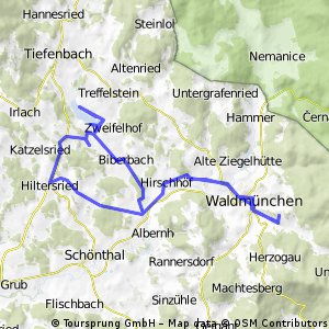 Radwege und Routen in und um Waldmünchen | Bikemap - Deine Radrouten