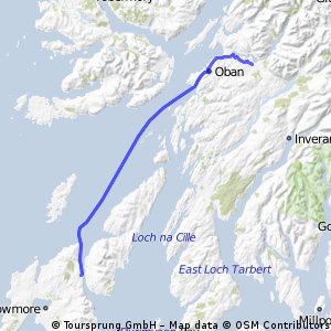 Cycling routes and bike maps in and around Isle of Islay | Bikemap ...