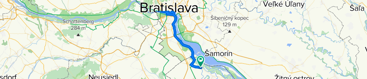 Rajka - Pozsony - Radroute - 🚲 Bikemap