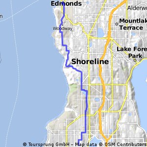 Cycling routes and bike maps in and around Edmonds | Bikemap - Your ...