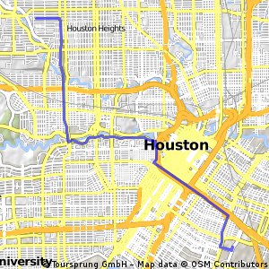 Cycling routes and bike maps in and around Houston | Bikemap - Your ...