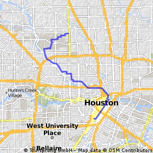 Cycling routes and bike maps in and around Houston | Bikemap - Your ...