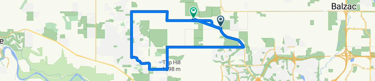 Symons Valley to Bearspaw loop - Cycling Route - 🚲 Bikemap