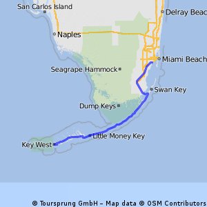 Cycling routes and bike maps in and around Key West | Bikemap - Your ...