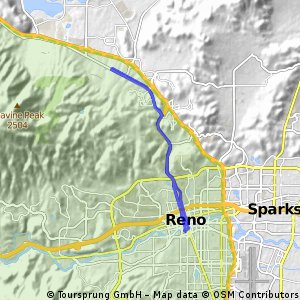 Cycling routes and bike maps in and around Reno | Bikemap - Your bike ...