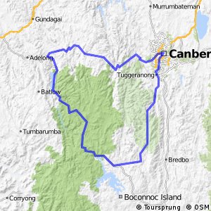 Cycling routes and bike maps in and around Canberra | Bikemap - Your ...