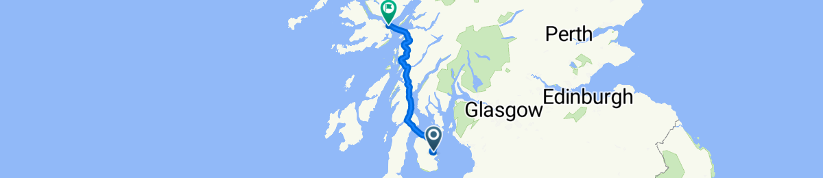 Day 10 - Brodick to Craignure - Cycling Route - 🚲 Bikemap