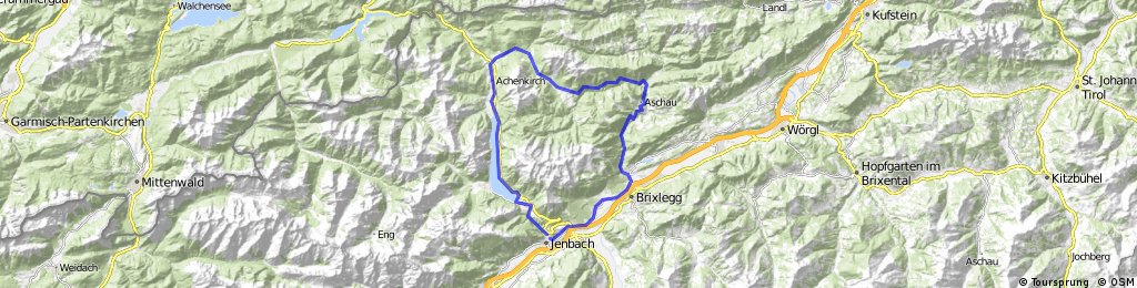 Jenbach-Kramsach-Steinberg - Cycling Route - 🚲 Bikemap