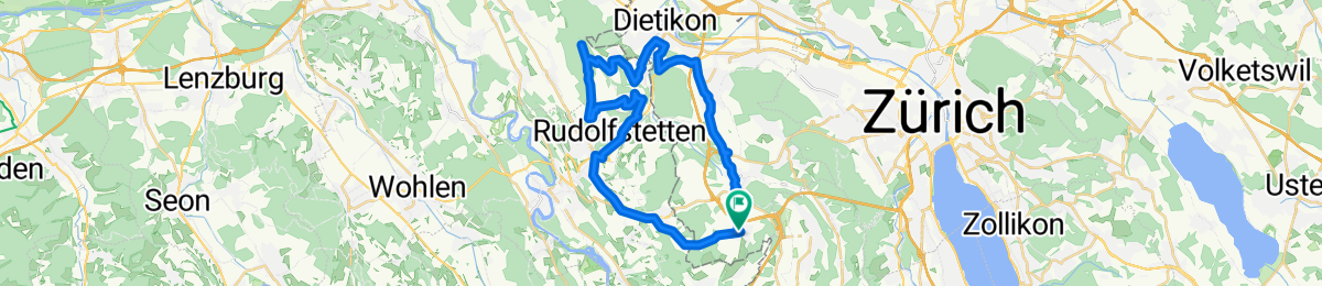 Aesch - Egelsee - Dietikon - Aesch - Radroute - 🚲 Bikemap