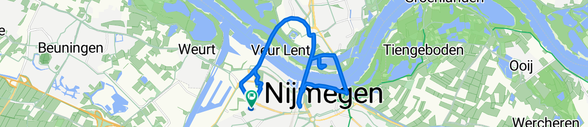 Langzame rit in Nijmegen - Radroute - 🚲 Bikemap