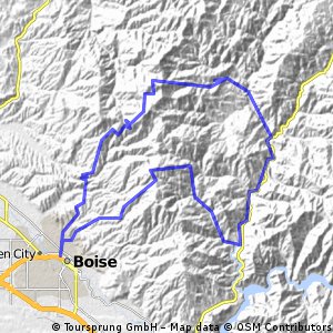 Cycling routes and bike maps in and around Boise | Bikemap - Your bike ...