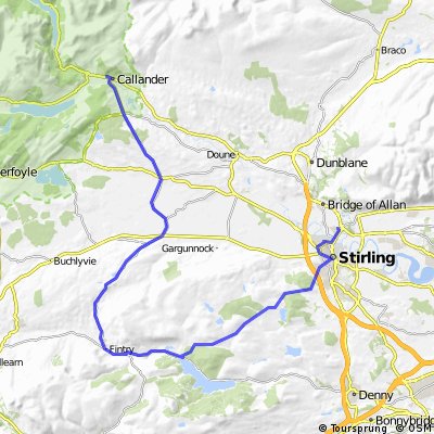 Cycling routes and bike maps in and around Callander | Bikemap - Your ...